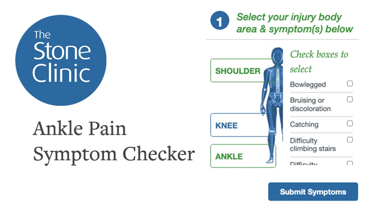Hurt Your Ankle Use Our Ankle Pain Symptom Checker Tool